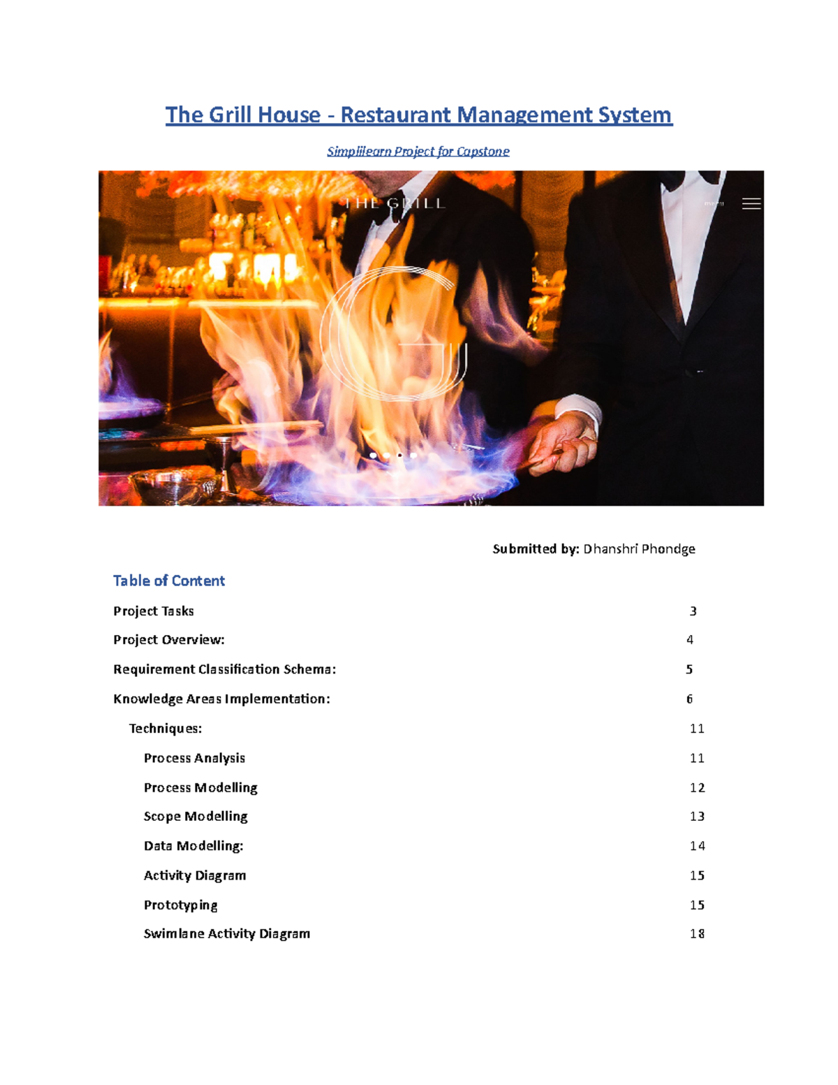 Final Project Report: New Restaurant Management System (CS575) - Studocu