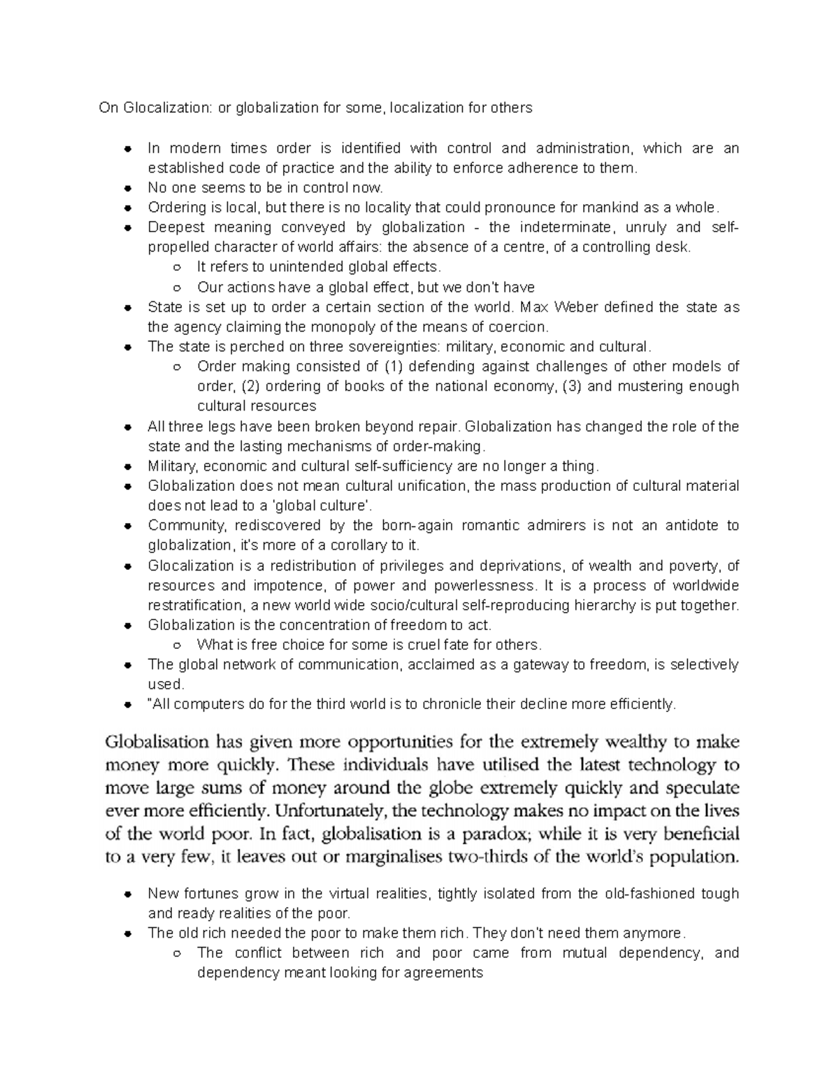 Glocalization vs Globalization: A Reading Summary on Socio-Cultural ...