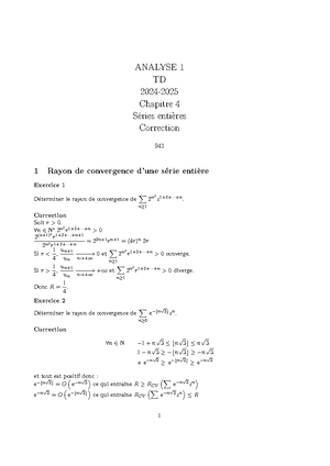 Manuel-Exercices-Analyse 4 - FST de Tanger Département de Mathématiques ...