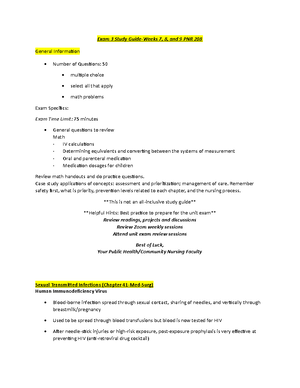 Module 2 Exam - Practice exam community nursing - Module 2 Exam Due No ...