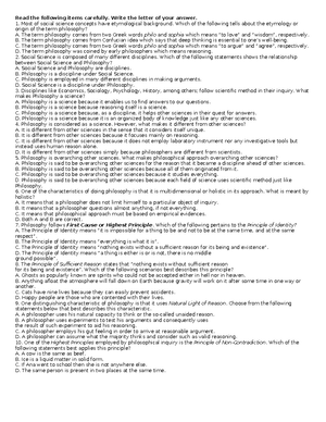 Activity 2 Intro to Philo - 2_Read the following items carefully. Write ...