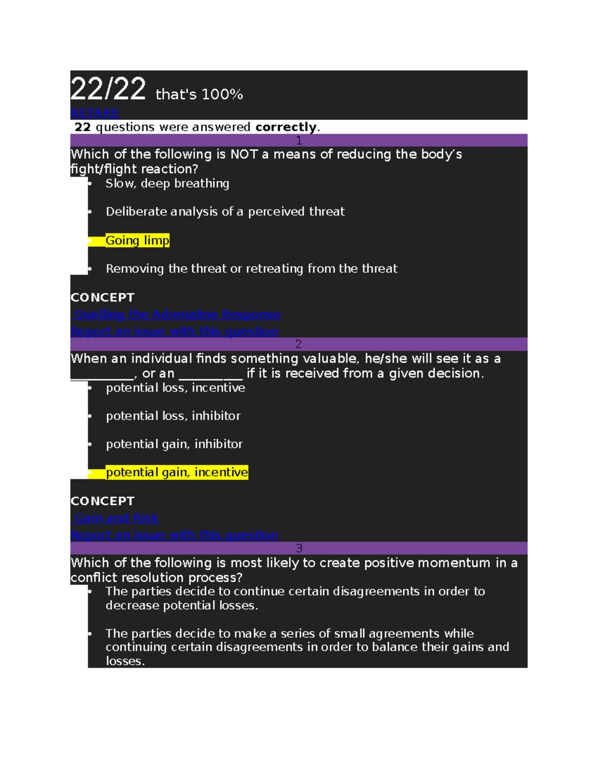 Unit 2 Challenge 2.3 Conflict Resolution Sophia Learning - Sarah and ...