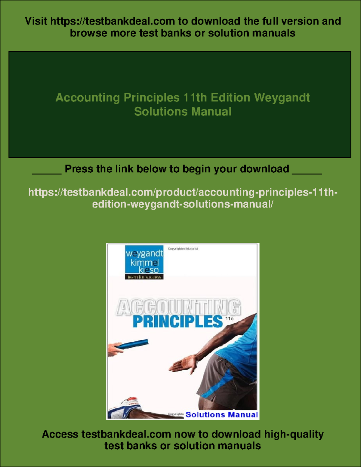 10431 - Accounting principles 11th edition weygandt solutions manual ...
