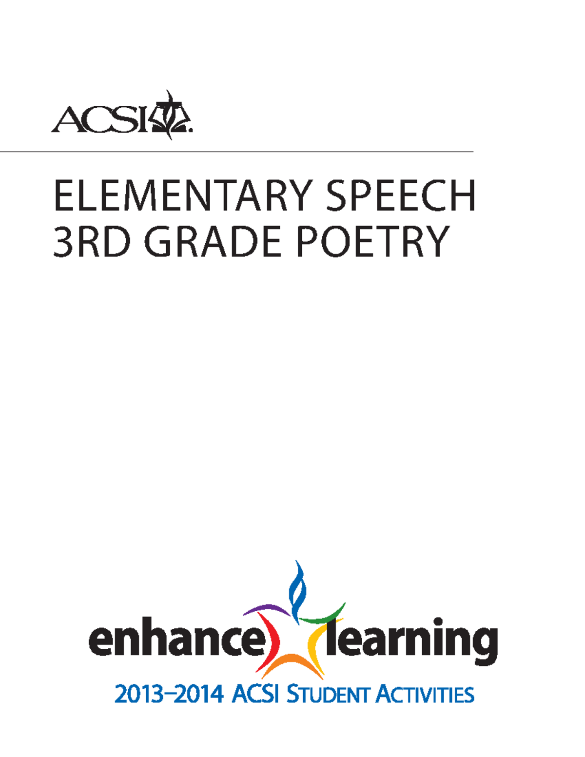 Grade 3 Poetry Compositions: Examples & Analysis - Studocu