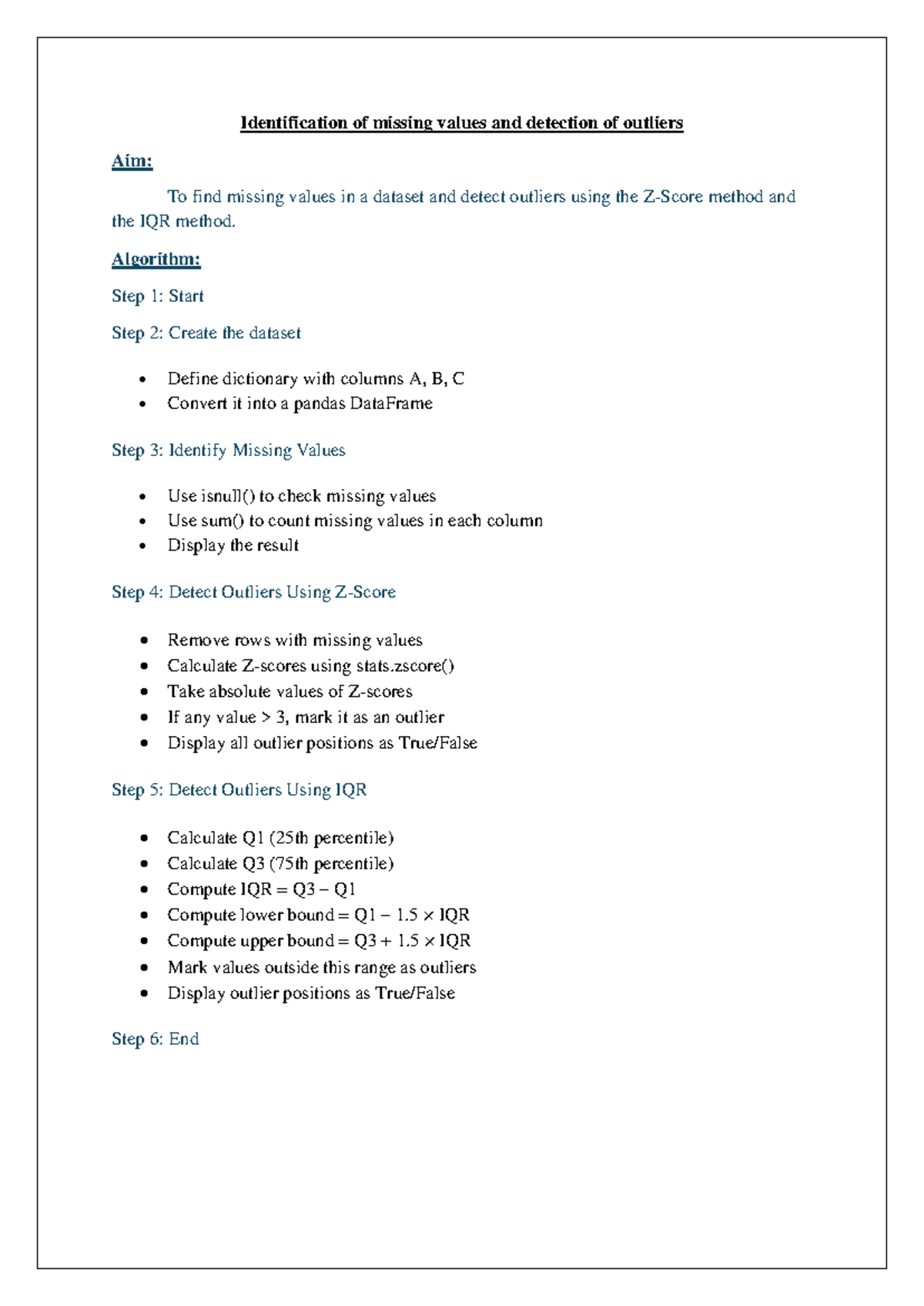 Data Exploration and Visualization: Unit 2 Analysis Techniques - Studocu