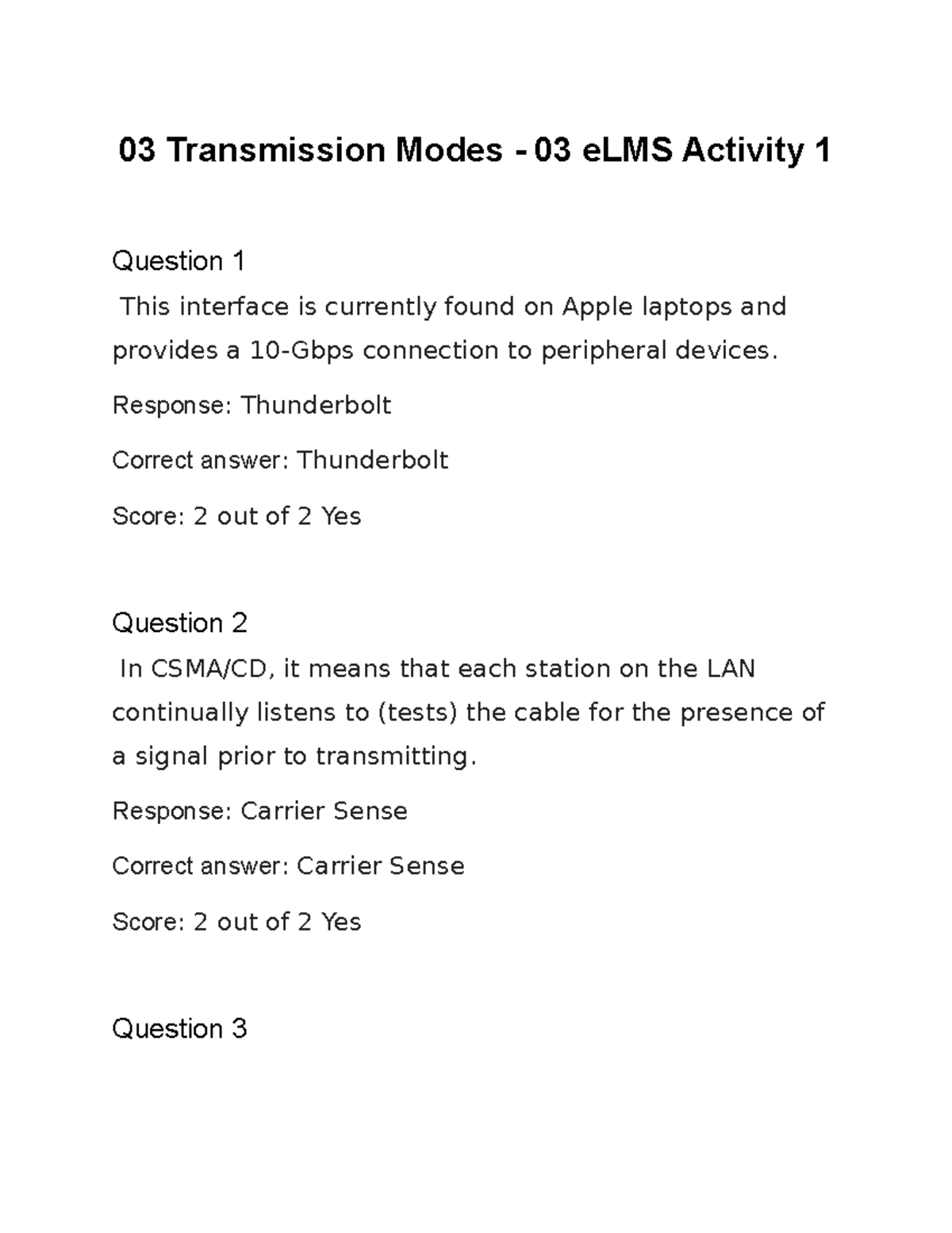 03 Transmission Modes - 03 eLMS Activity 1 Overview and Answers - Studocu