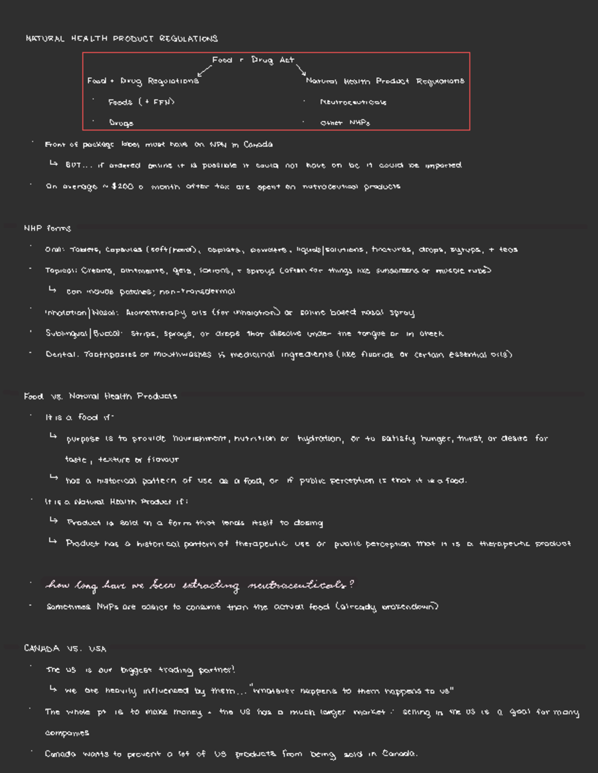 HEALTH NATURAL REGULATIONS: Lecture Notes 2-3 on NHPs and FDA - Studocu