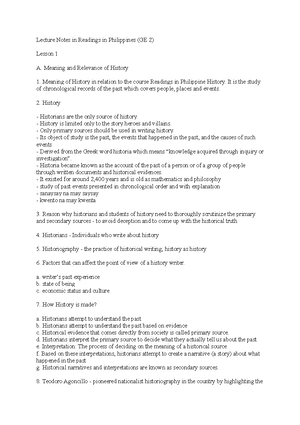 Lecture 3 Chapter 2 RRLS - HOW TO WRITE CHAPTER 2 Chapter 2 – REVIEW OF ...