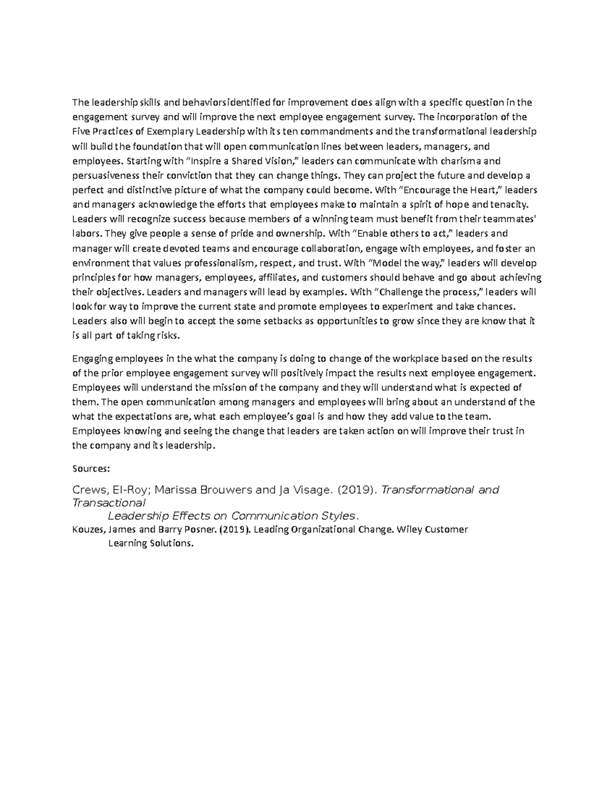 MBA 530 Module 6-1 Discussion: Adaptive Leadership Strategies - Studocu