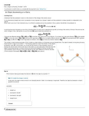 CH 08 HW - Chapter 8 Physics Homework for Mastering - CH 08 HW Due: 3 ...