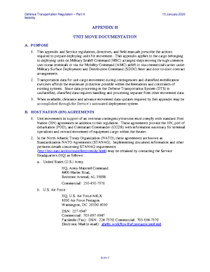 Preparation of Equipment and Supplies for Military Airlift (DTR Part ...