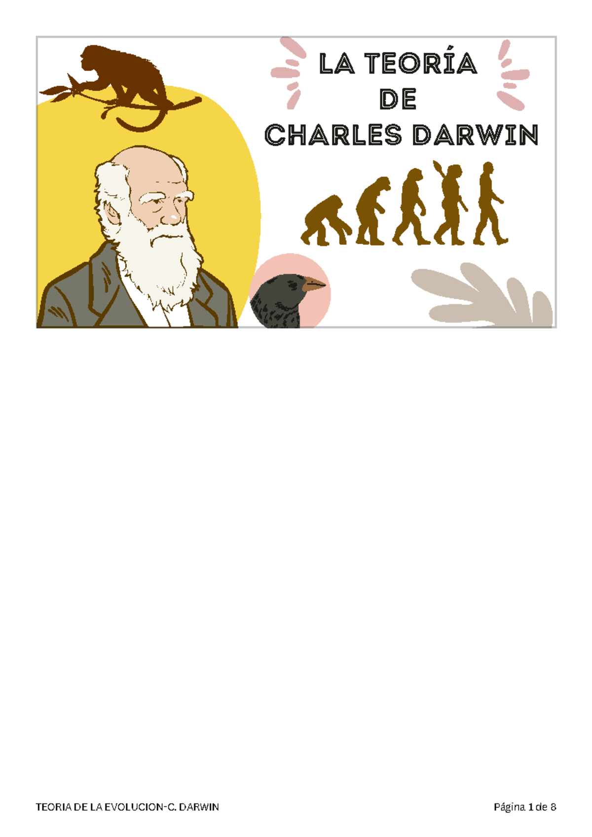 Teoría de la Evolución por Selección Natural - C. Darwin - Studocu