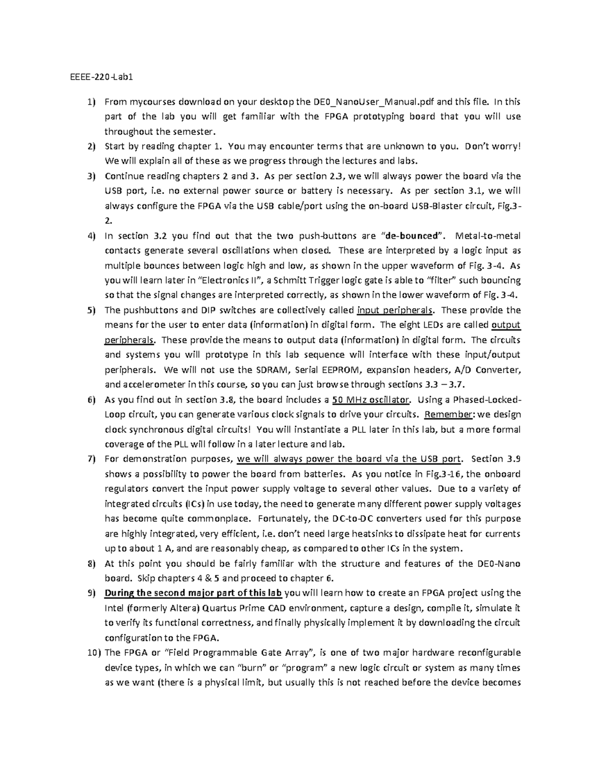 EEEE 220 Lab1 v18p0 - Lab 1 - Warning: TT: undefined function: 32 EEEE -220-Lab From mycourses ...