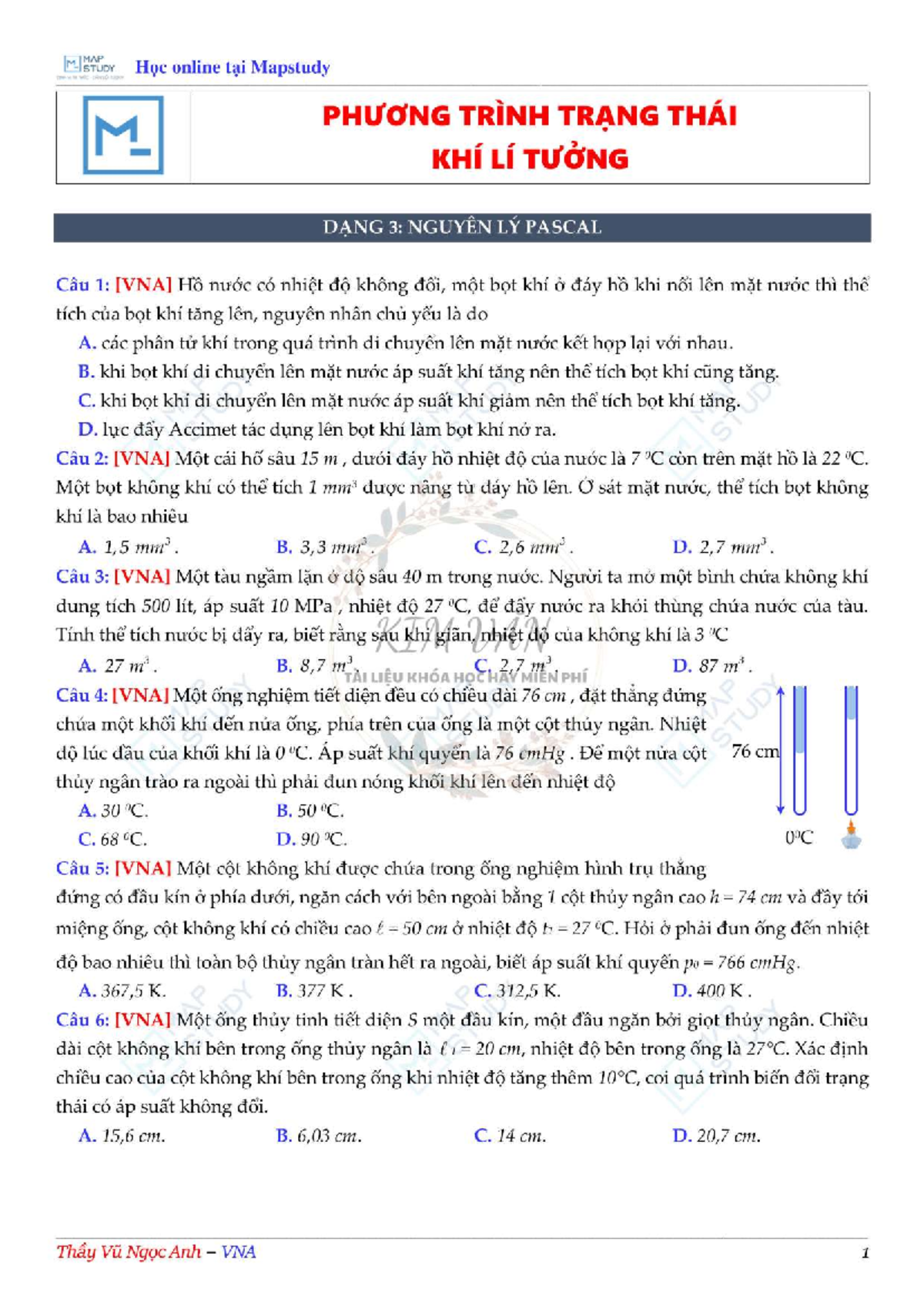 Bài Tập Nguyên Lý Pascal - Lý 12: MAP STUDY và Giải Bài Tập - Studocu