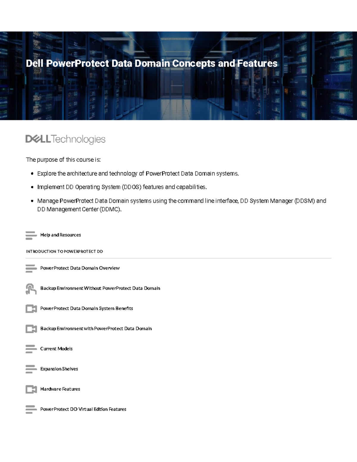 Dell PowerProtect Data Domain: Concepts & Features Overview - Studocu