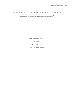 Quelpr CAPE Communication Studies Essay Guide - Module 1: Discourse ...