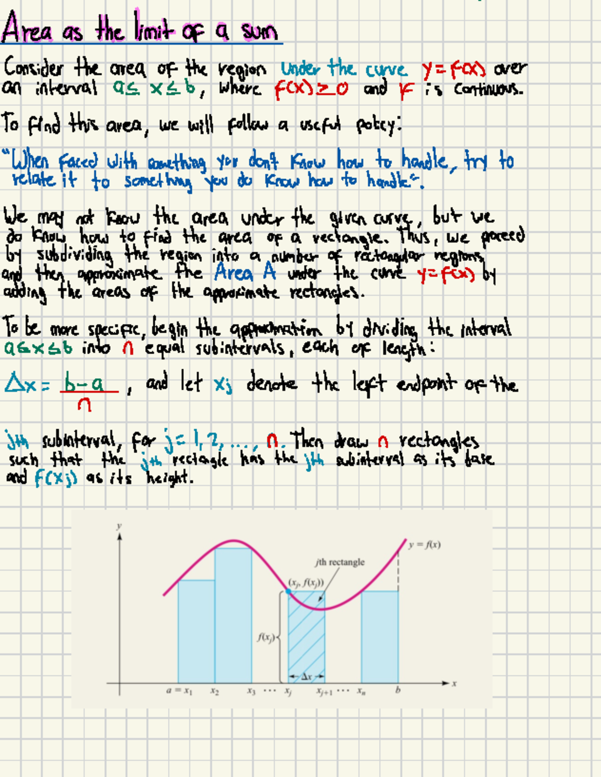 Definite Integrals, AREA Between Curves & Fundamental Theorem OF ...