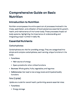 Comprehensive Guide to Carbohydrates: Types, Roles, and Health Effects ...