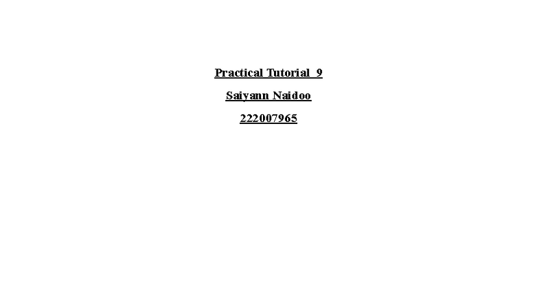 Practical Tutorial 9: PCR Techniques Overview (Gene340) - Studocu