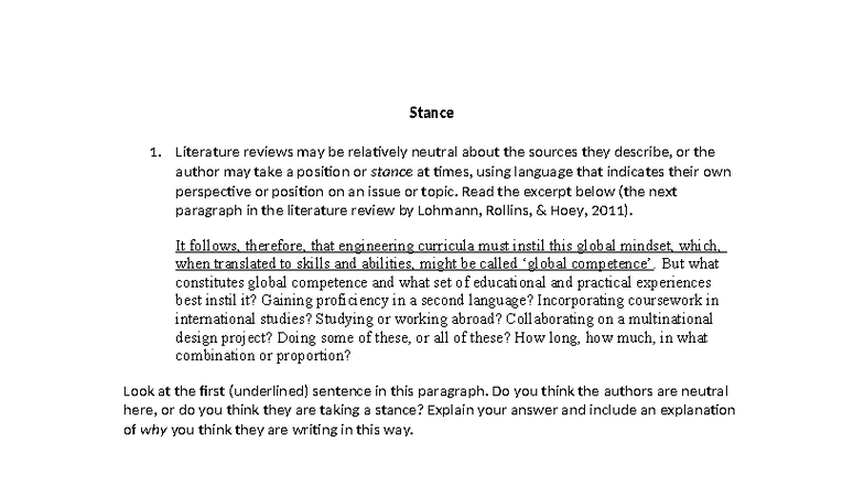 Stance WS - Analyzing Citation Patterns in Literature Reviews - Stance ...