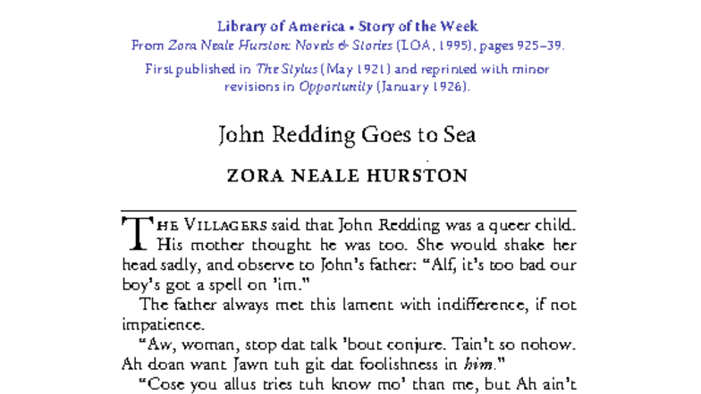 John Redding Goes to Sea: A Study of Dreams and Identity (LOA, 1995 ...