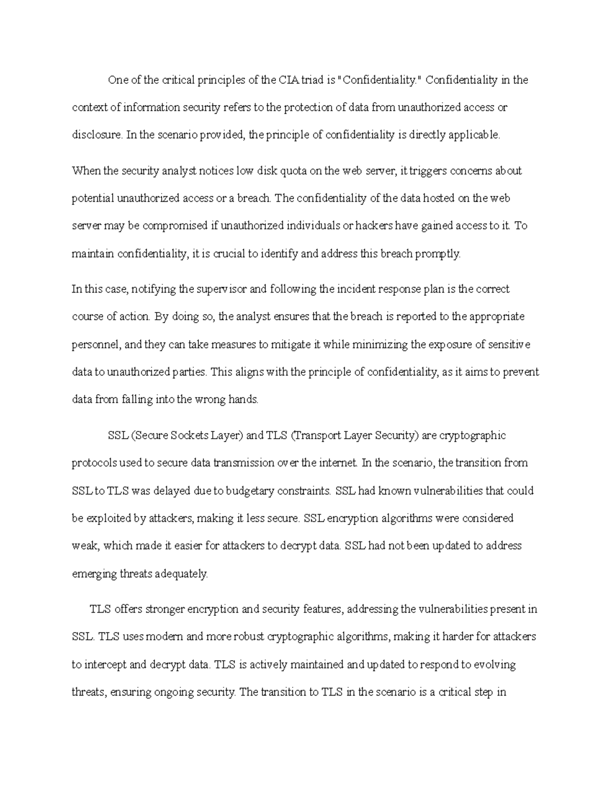 CYB 250 Module Two Lab Worksheet - One of the critical principles of ...