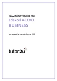 AQA A Level Business Revision Notes: Key Topics & Exam Prep Guide - Studocu