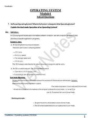 2022 Scheme OS Important Questions 3RD SEM - operating system - Studocu