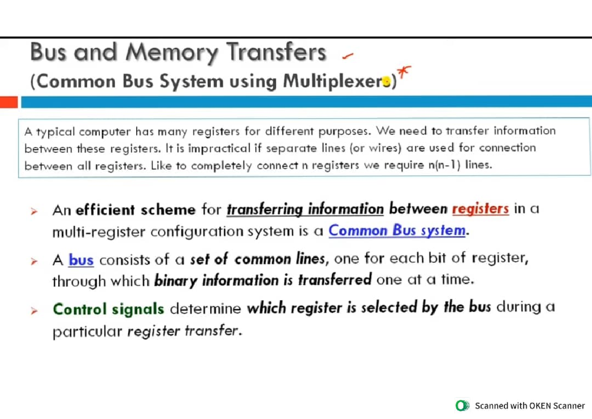 CAO - Common Bus System & Multiplexer Design Notes - Studocu